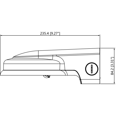 DAHUA DH-PFB211W – Brazo para Pared compatible con Cámaras Domo Modelos ...