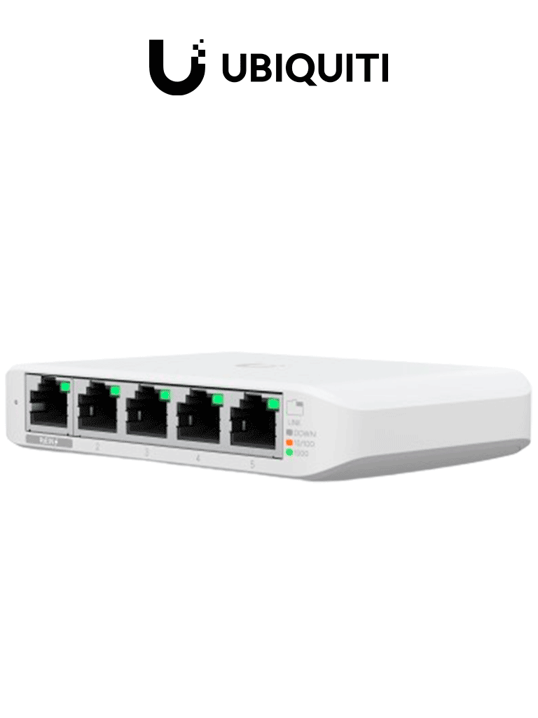 UBIQUITI USW-FLEX-MINI Switch UniFi Administrable Compacto de 5 Puertos ...