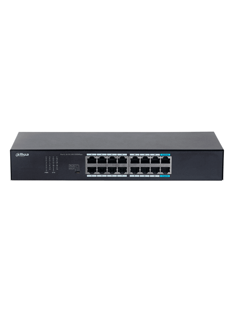 DAHUA DH-S3016-16GT- Switch Gigabit de 16 Puertos No Administrable de ...